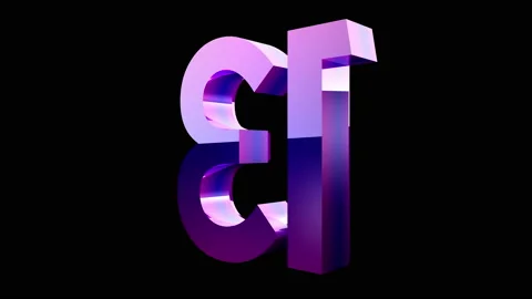 CountDown Number 3D animation neon led b... | Stock Video | Pond5