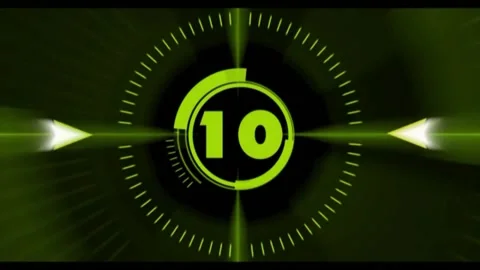 Countdown numbers animation, HD | Stock Video | Pond5