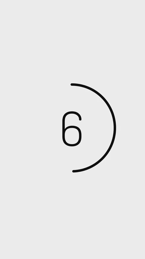 Countdown simple animated, 10 second cou... | Stock Video | Pond5