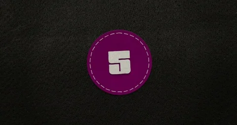 Countdown Stop-Motion-Animation. 5 secon... | Stock Video | Pond5