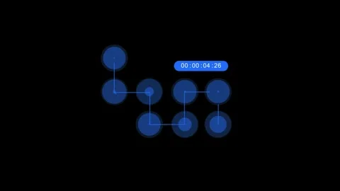 Countdown Timer. HUD Beautiful Backgroun... | Stock Video | Pond5
