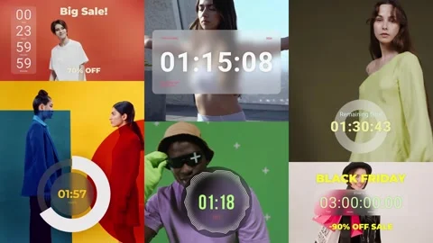After Effects Template: Countdown Timers #309850324 | Pond5