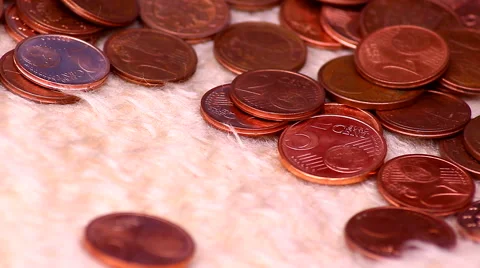 counting change money coins | Stock Video | Pond5