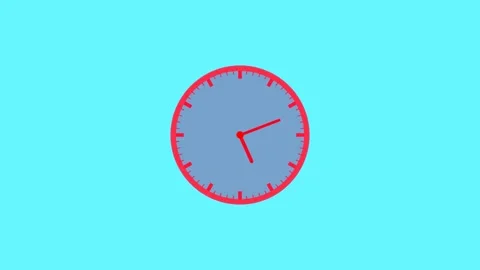 Counting down clock animation | Stock Video | Pond5
