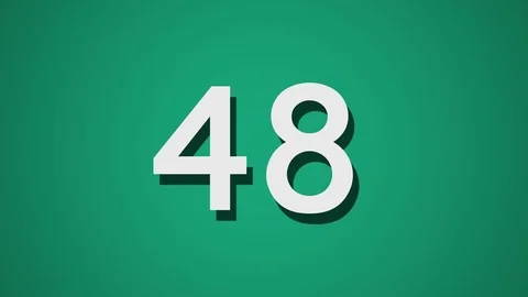 Counting Numbers from 0 to 1000 | Stock Video | Pond5