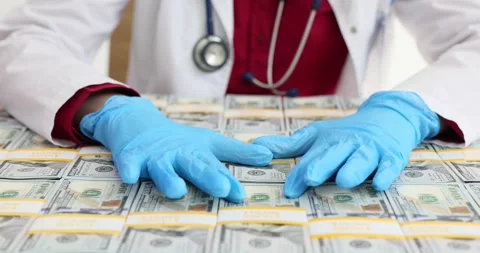 Counting stacks of hundred dollar bills ... | Stock Video | Pond5
