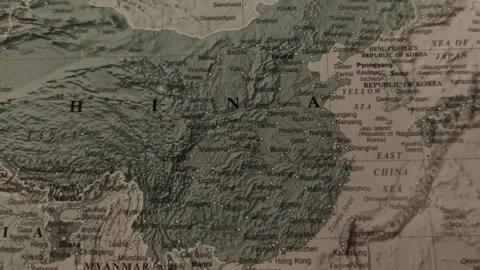 Countries On The Political Map Of The Wo... | Stock Video | Pond5