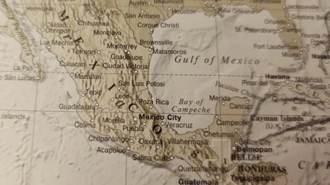 Countries On The Political Map Of The Wo... | Stock Video | Pond5