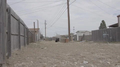 Country Desert Alleyway, Liminal Vibes i... | Stock Video | Pond5