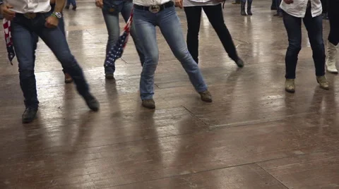 Royalty-Free Country Line Dance Stock Videos