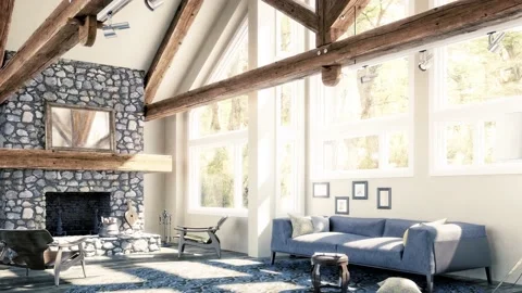 Villa 3D Stock Footage ~ Royalty Free Stock Videos | Pond5