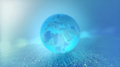 Country Zoom Animated Stylized World Map... | Stock Video | Pond5