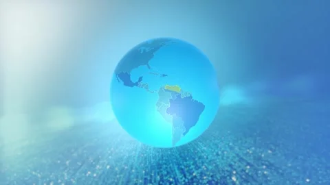 Country Zoom Animated Stylized World Map... | Stock Video | Pond5