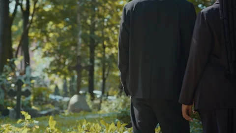 Couple in Grief Holding Hands while Stan... | Stock Video | Pond5