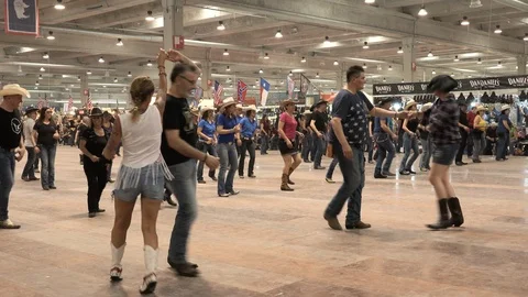 Royalty-Free Country Line Dance Stock Videos