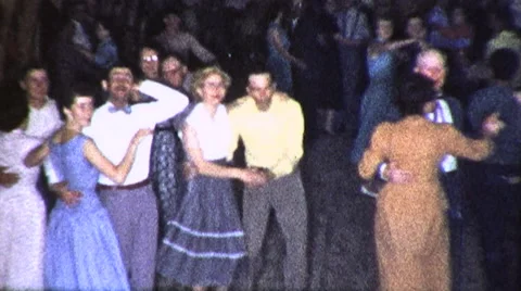 Couples Country Western Square Dancing 1... | Stock Video | Pond5