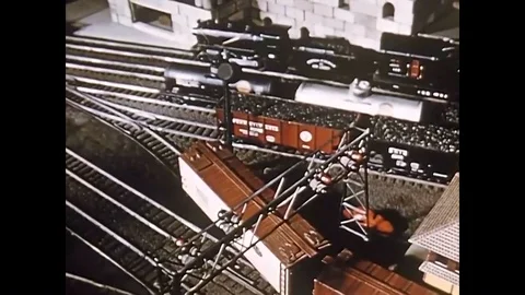 Coupling Train Cars Stock Video Footage | Royalty Free Coupling Train ...