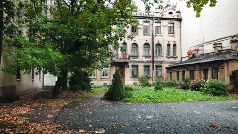 courtyard beautiful rich palace luxury r... | Stock Video | Pond5