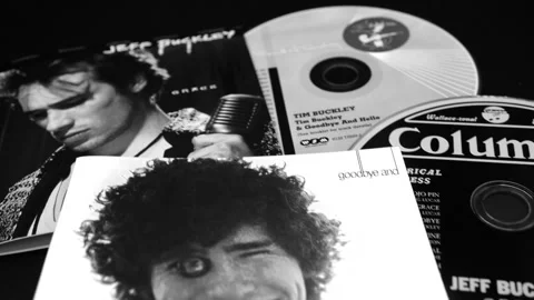 Cover of the two albums compared. Grace ... | Stock Video | Pond5