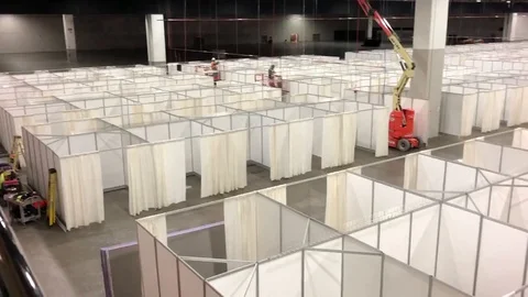 COVID-19 Coronavirus - Pop-up Temporary ... | Stock Video | Pond5