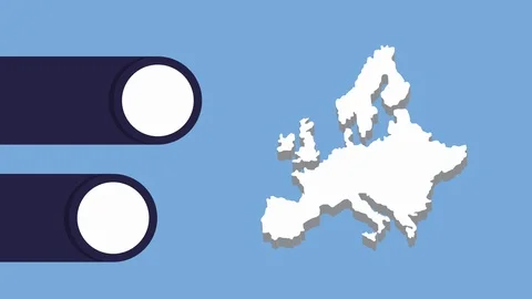 covid19 particles with europe map and st... | Stock Video | Pond5