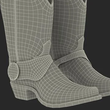 3D Model: Cowboy Boots ~ Buy Now #90943237 | Pond5