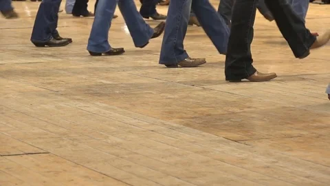 Royalty-Free Country Line Dance Stock Videos