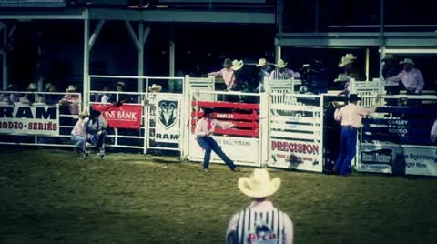 Bull Riding Slow Motion Stock Video Footage | Royalty Free Bull Riding ...