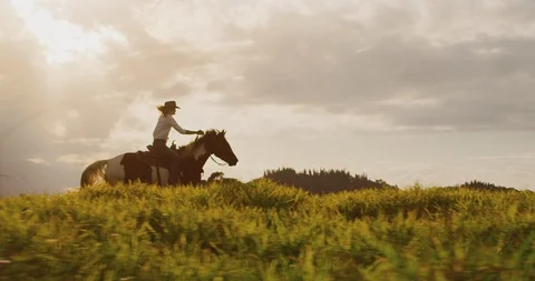 Slow Riding Cowgirl Stock Videos – Royalty-Free HD & 4K Videos