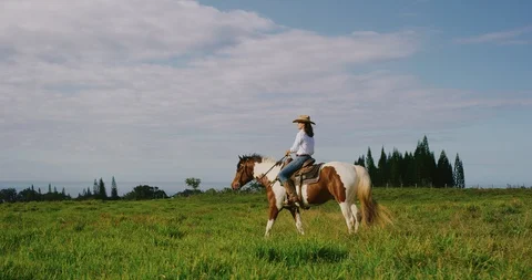 Slow Riding Cowgirl Stock Videos – Royalty-Free HD & 4K Videos