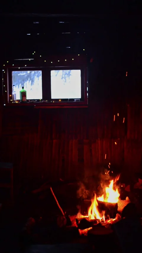 Cabin Fire Stock Videos – Royalty-Free HD & 4K Videos