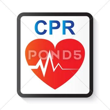 CPR ( cardiopulmonary resuscitation ) , heart and ECG ...