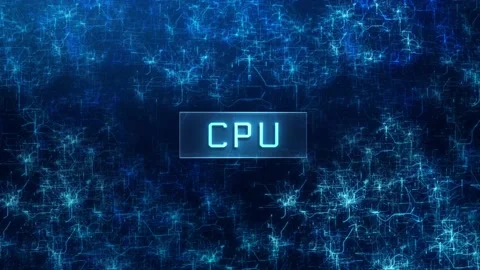 CPU Concept over Matrix sphere on circui... | Stock Video | Pond5