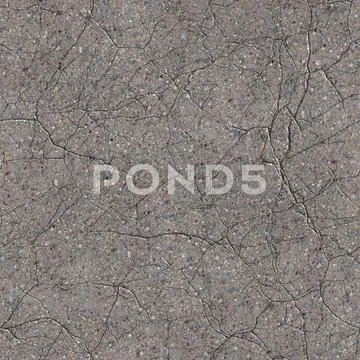 Cracked Concrete. Seamless Tileable Texture.: Graphic #32166773