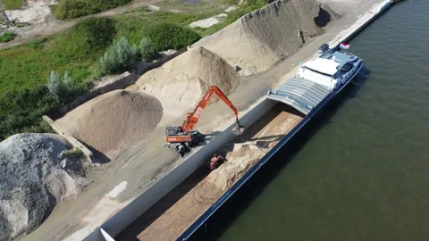 Barge Crane Stock Footage ~ Royalty Free Stock Videos | Pond5