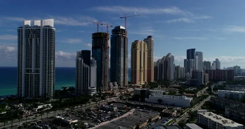 Skyline Building Miami Stock Videos – Royalty-Free HD & 4K Videos