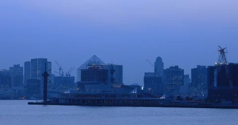 Cranes on the building at the under cons... | Stock Video | Pond5