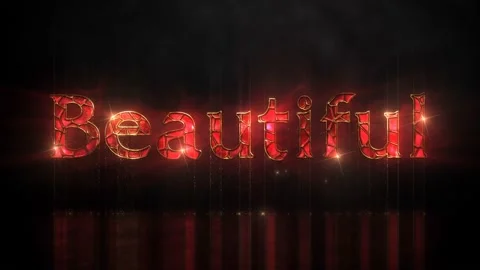 Crazy Beautiful Text Reveal Background 4... | Stock Video | Pond5