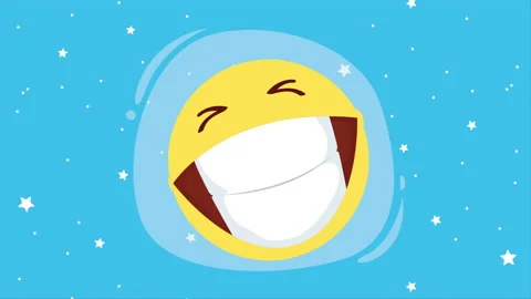 crazy emoticon face comic animation | Stock Video | Pond5