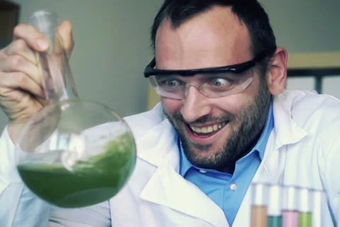 Mad Scientist Lab Stock Footage ~ Royalty Free Stock Videos | Pond5