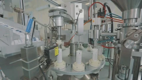 Cream production process. Cosmetics manu... | Stock Video | Pond5