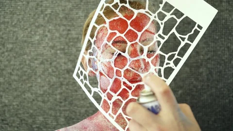 Creating A Stencil Stock Videos – Royalty-Free HD & 4K Videos | Pond5