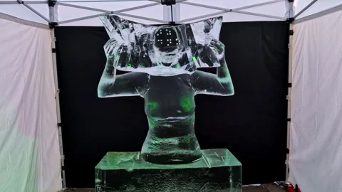 Ice Sculpture Shots Stock Videos – Royalty-Free HD & 4K Videos