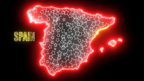 Spain Map Stock Footage ~ Royalty Free Stock Videos | Pond5