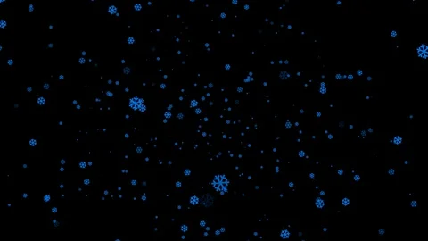 Creative realistic snowfall animation ov... | Stock Video | Pond5