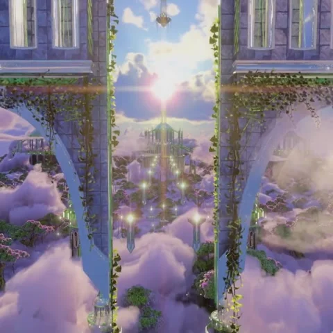 Creative scene of appearing of Heaven Ki... | Stock Video | Pond5