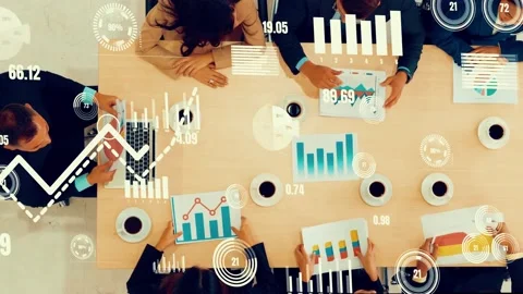 Creative visual of business people in co... | Stock Video | Pond5