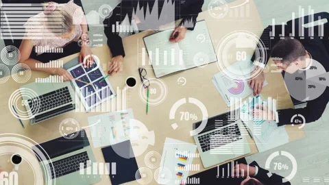 Creative visual of business people in co... | Stock Video | Pond5