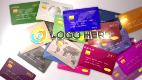 Credit Debit Prepaid Card Logo Reveal ~ After Effects #263644758
