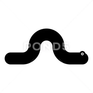Creeping worm earthworm crawling invertebrate creep creature helminth ...